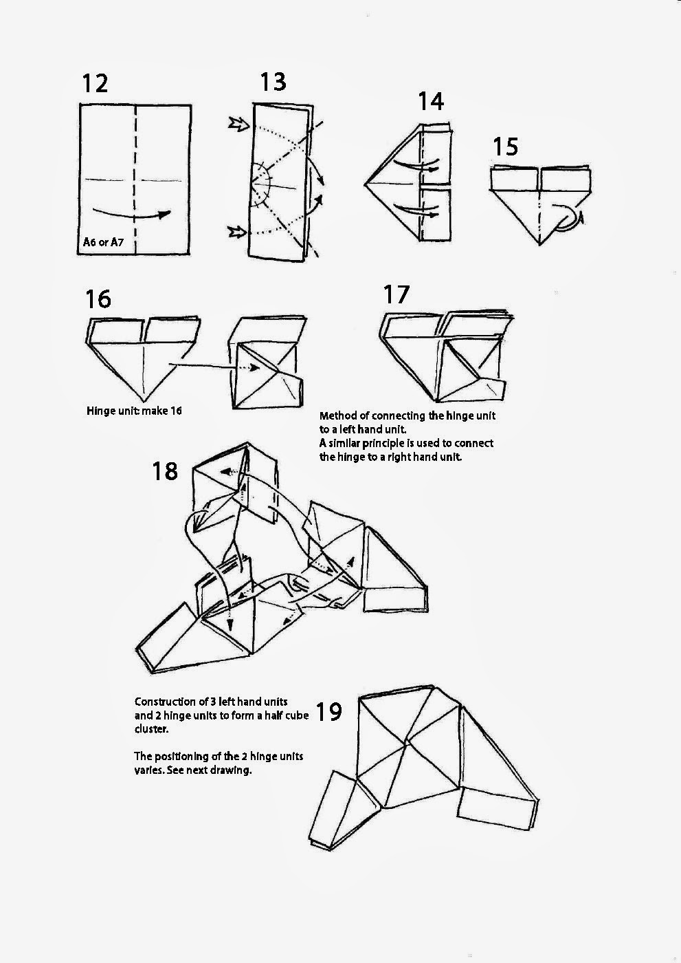 Double Star Flexicube Origami | Paper Origami Guide