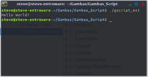 Captain Bodgit: Gambas Scripts