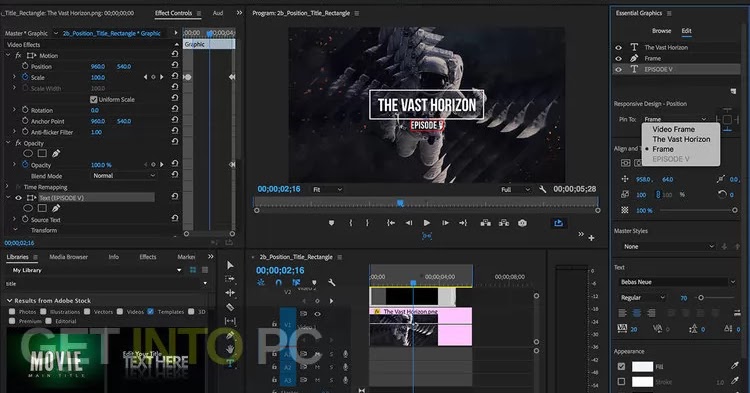 Adobe Premiere Pro CC 2020 Free Download