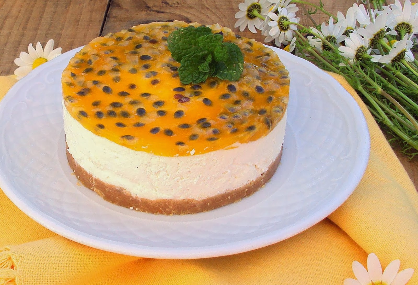 Recetas Deliciosas y fàciles: Cheesecake de maracuyá.