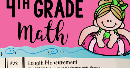 Kelly McCown: Summer NO PREP Math Packet Grades 4 to 5