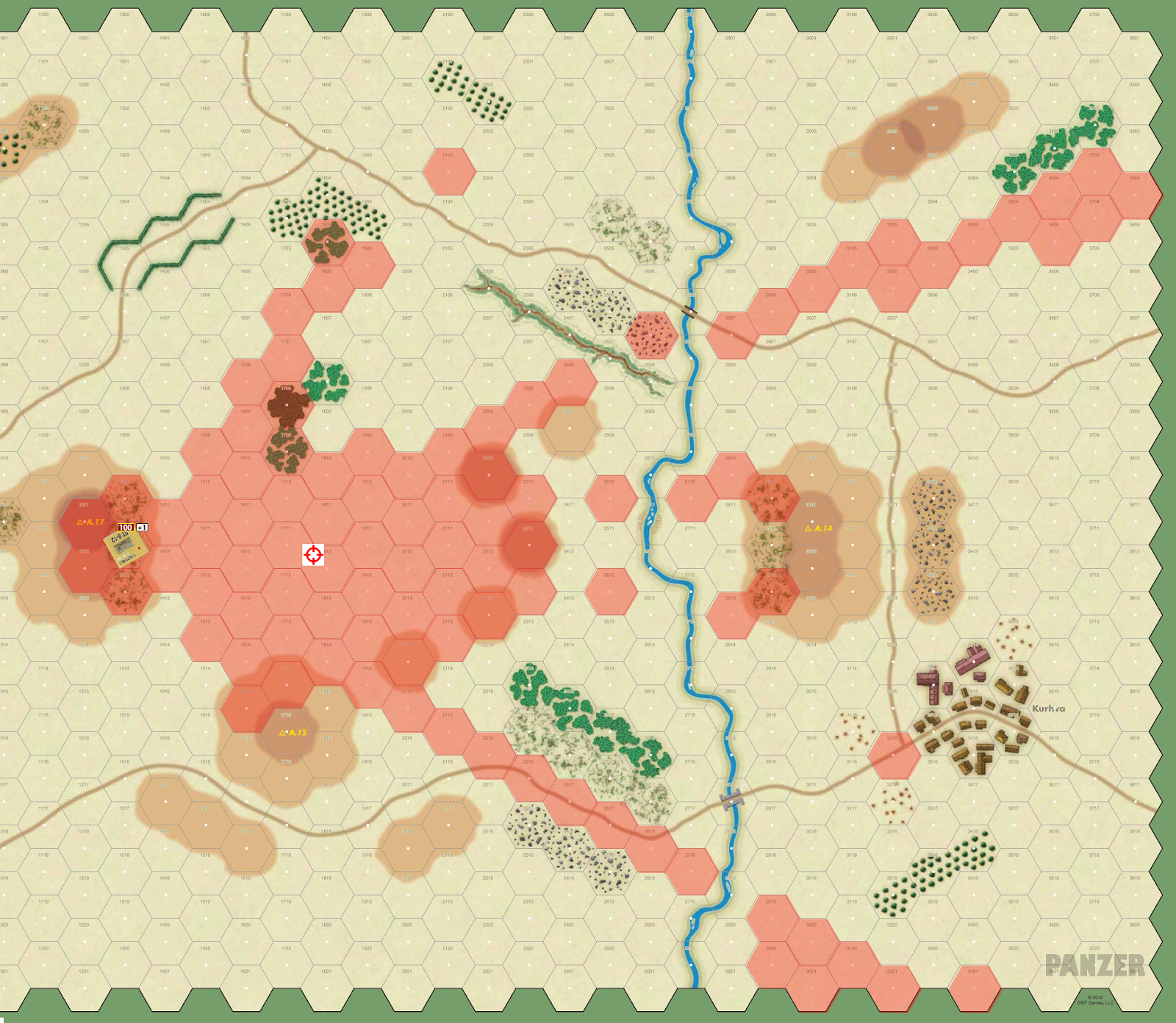 GMT Panzer SOLO Project: Heat Maps for Hot Zones
