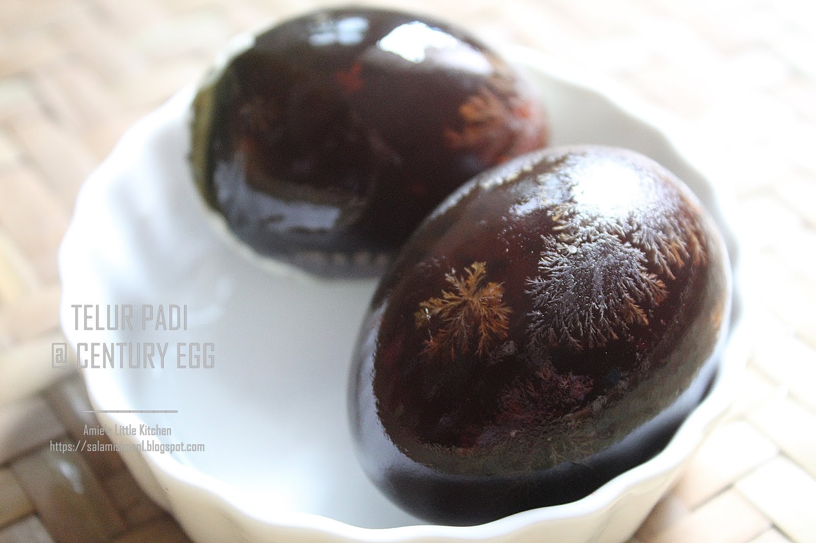 Telur Padi @ Century Egg - Amie's Little Kitchen