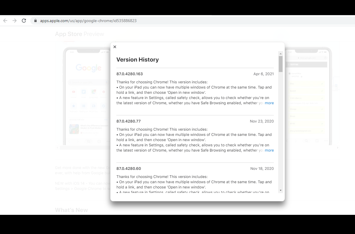 Google Chrome Is Finally Getting New Versions and Updates on iOS After ...