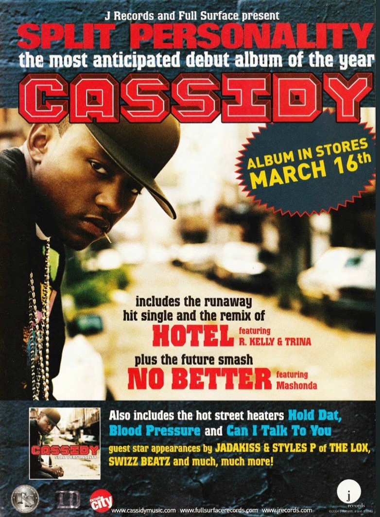 DatHipHopLife: Cassidy - Split Personality Poster
