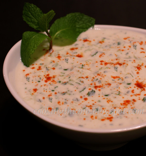 Cooking Thumb: Cucumber Raita