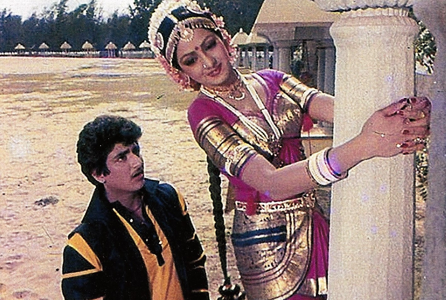 Sridevi: Sridevi on the sets of Kalaakaar (1983): 19 year old Sridevi ...