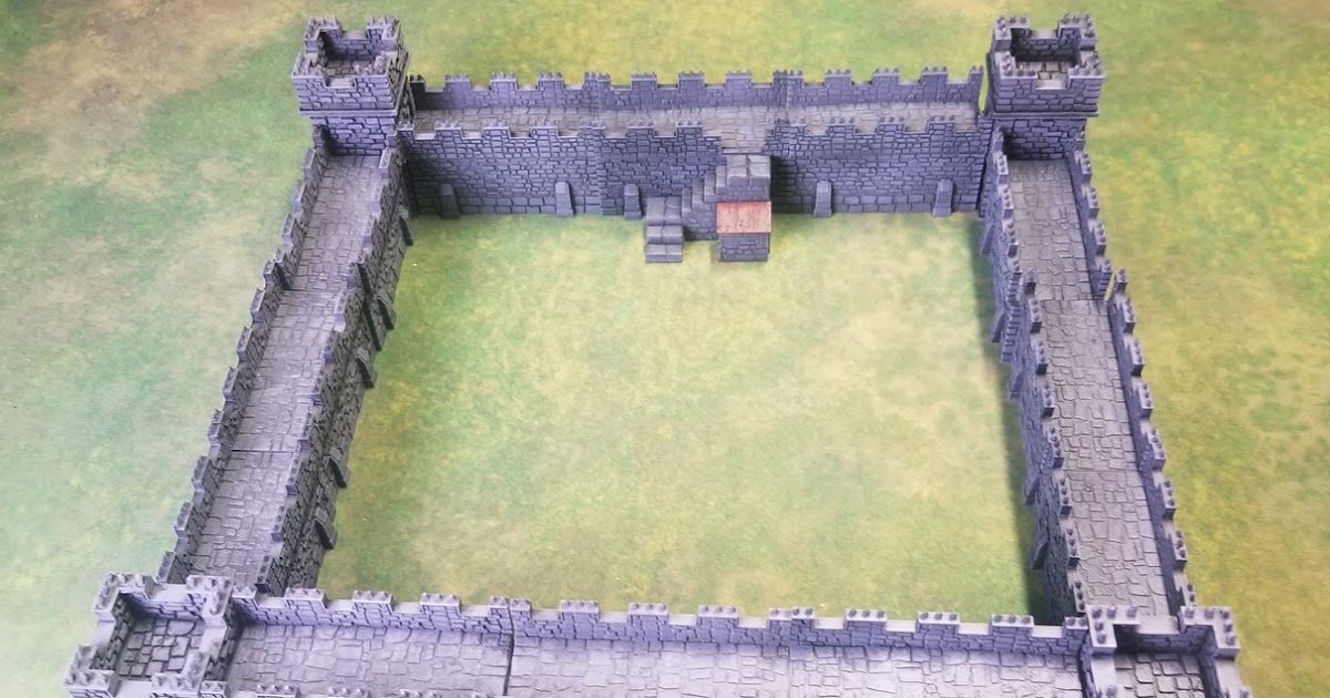 Mountain of Miniatures: 3D printed 15mm Castle