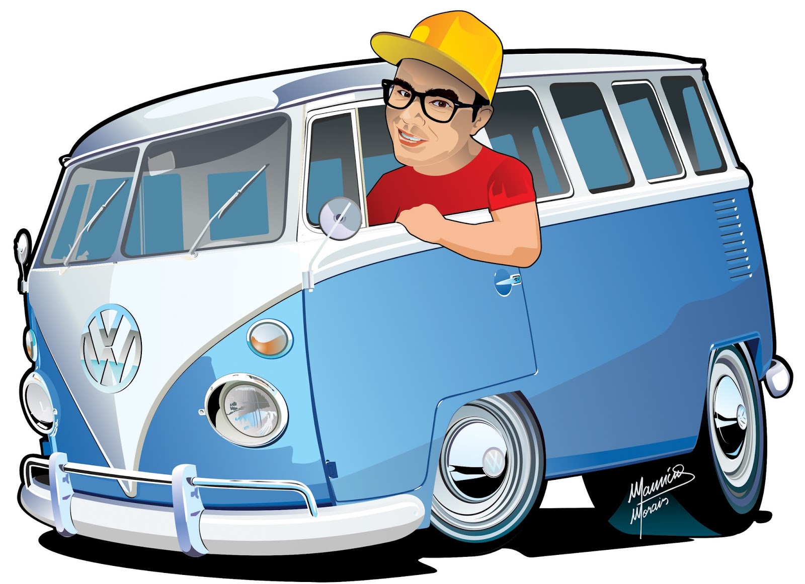 #CARICATURA DE CARRO - KOMBI