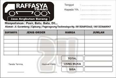 Download Kumpulan Contoh Nota Toko.cdr - KARYAKU