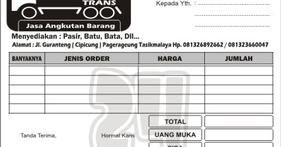 Download Kumpulan Contoh Nota Toko.cdr - KARYAKU