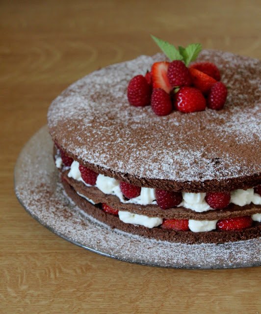 Douceur chocolat et fruits rouges