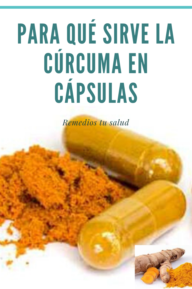 Para qué sirve la cúrcuma en cápsulas