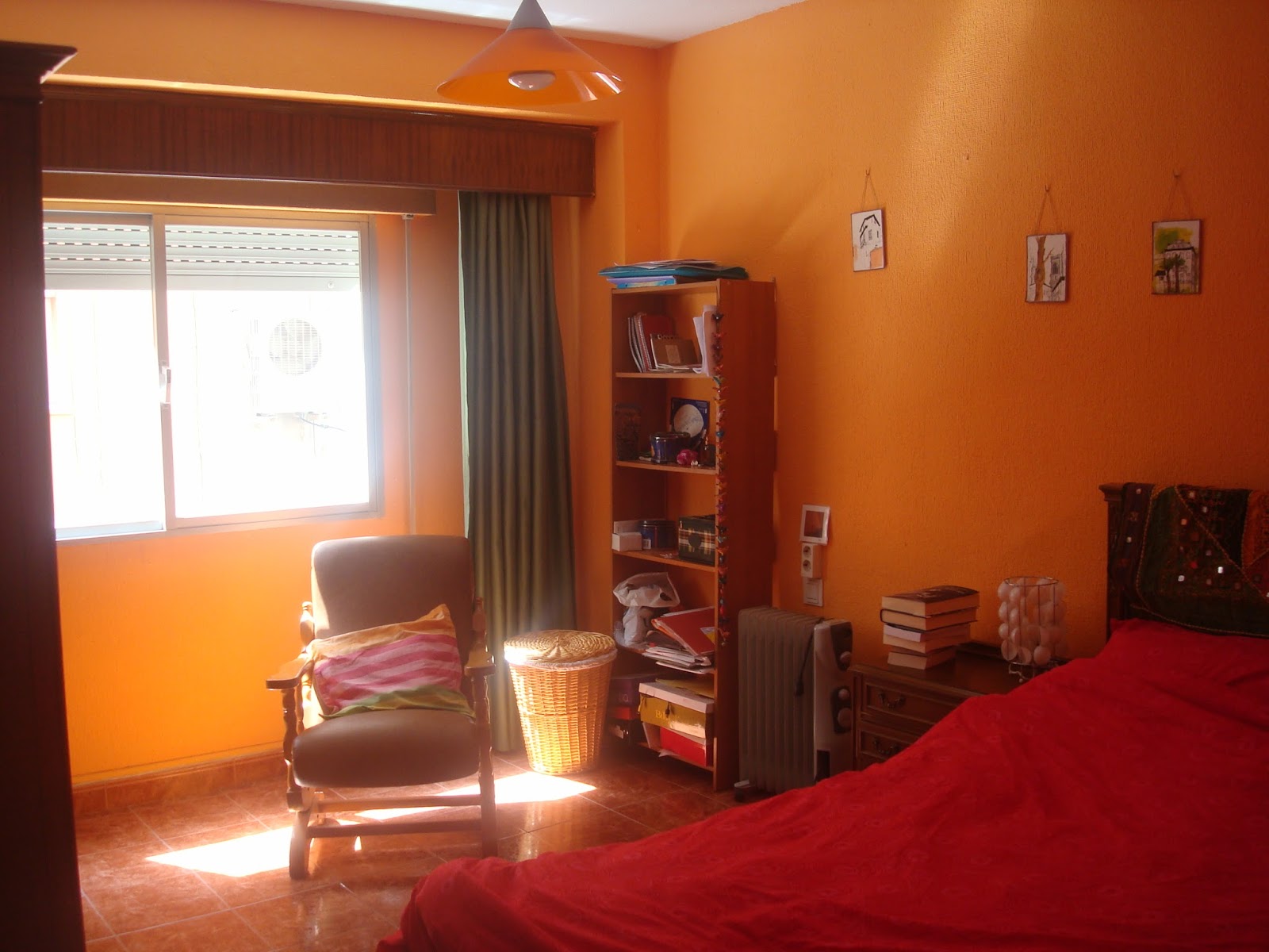 Colores en la Calle Primavera : Dormitorio Naranja