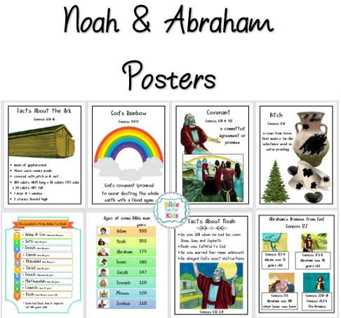 Noah, Abraham and Isaac Overview | Bible Fun For Kids