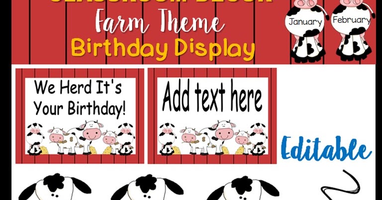 Amazing Farm Theme Birthday Display To Try This School Year ...