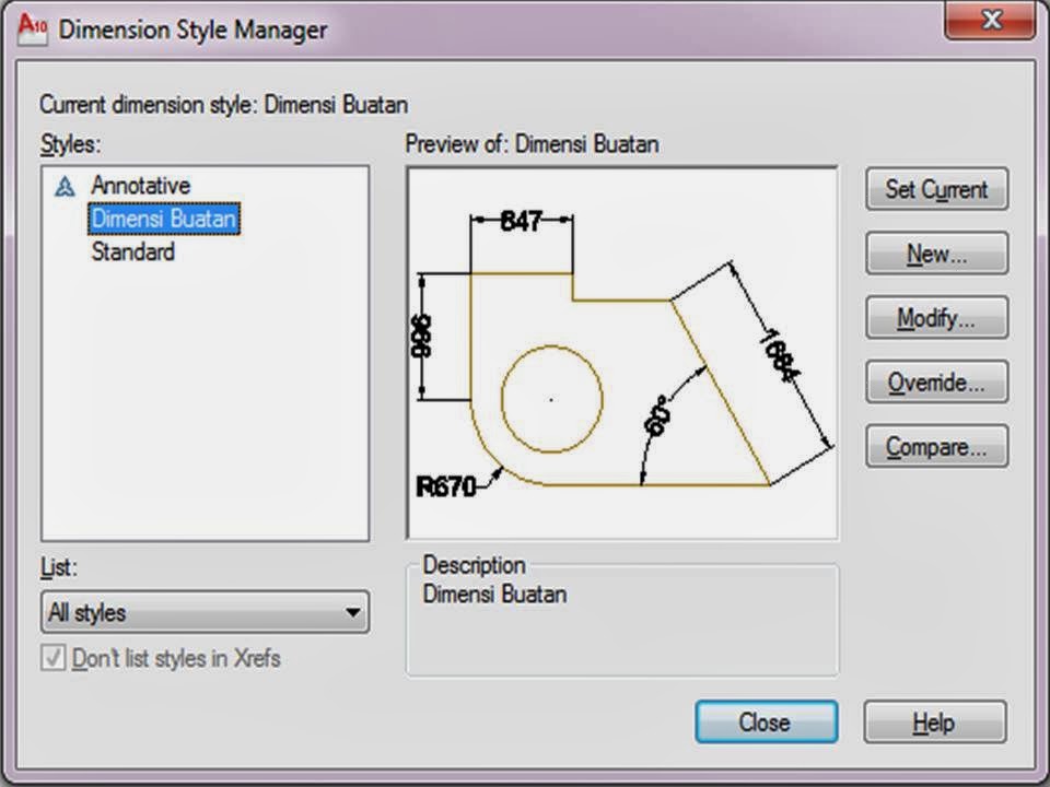 Dimension Style ~ Artikel Autocad,Artikel Tentang Autocad,Contoh ...