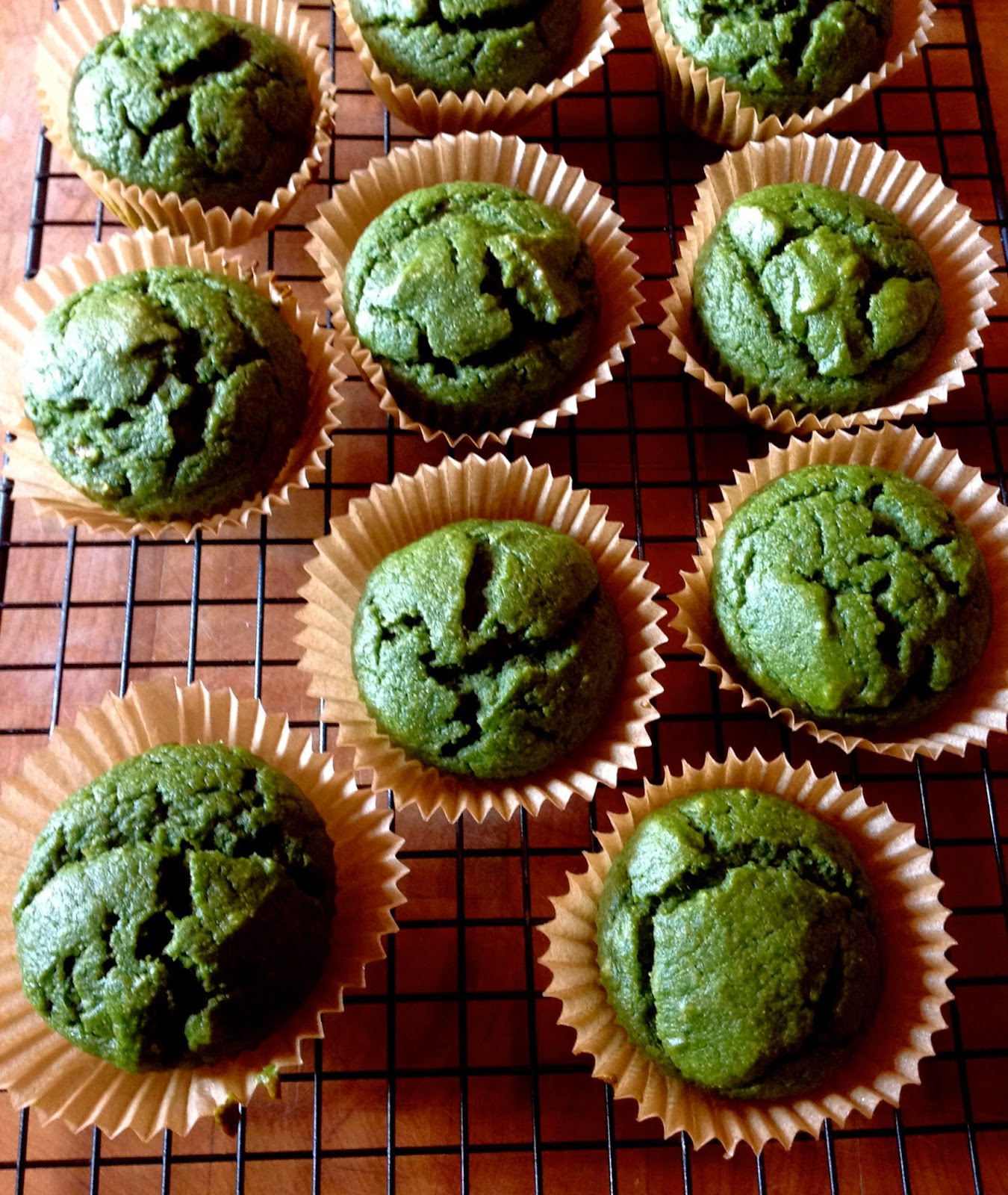 Husband Tested Recipes From Alice's Kitchen: Green Muffins