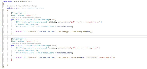 Swagger UI for Azure Function v2 & v3 APIs