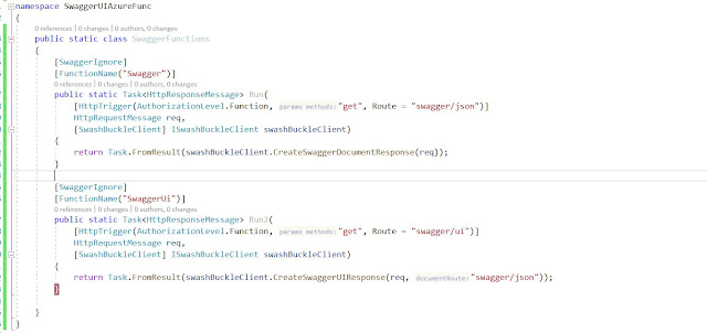 Swagger UI for Azure Function v2 & v3 APIs