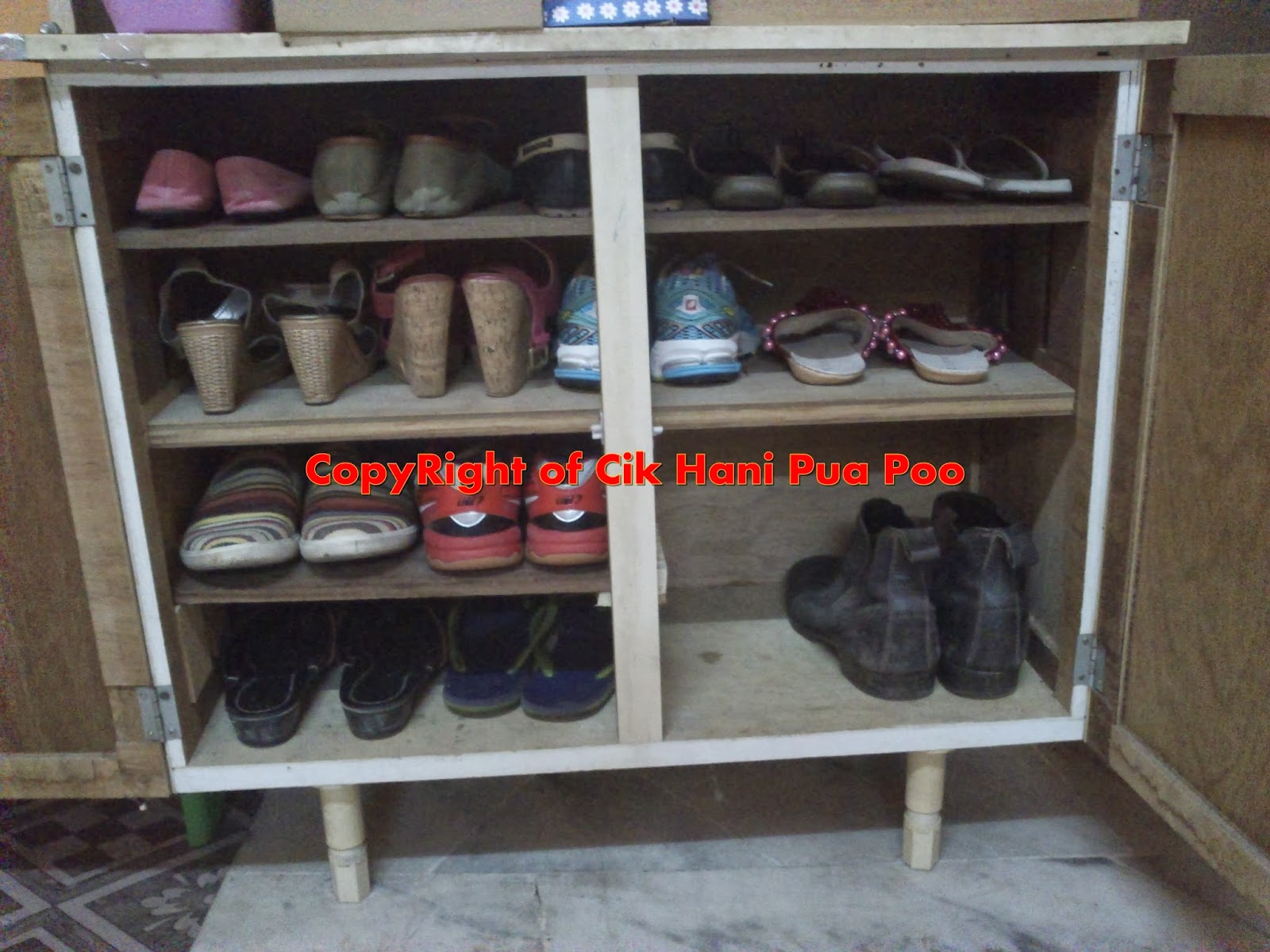 Blog Han: Home Organizing : Rak Kasut Jimat Kos