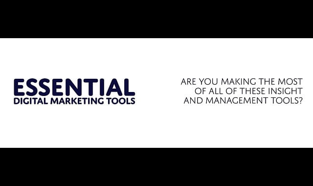 Essential Digital Marketing Tools #Infographic - Visualistan