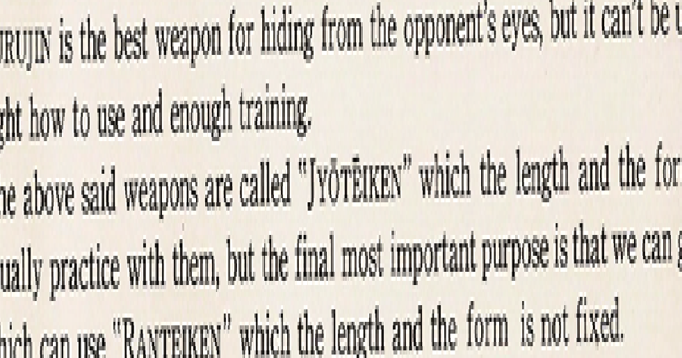 Isshin - Concentration the Art: Surujin an old Okinawan Weapon few have ...