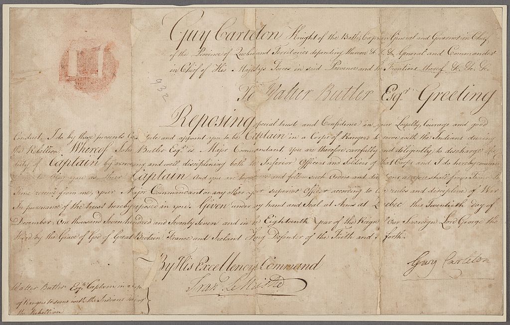 Flintlock and tomahawk: Death of Walter Butler (Loyalist)