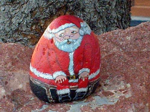 Painting Rock & Stone Animals, Nativity Sets & More: Rockin' with Santa ...