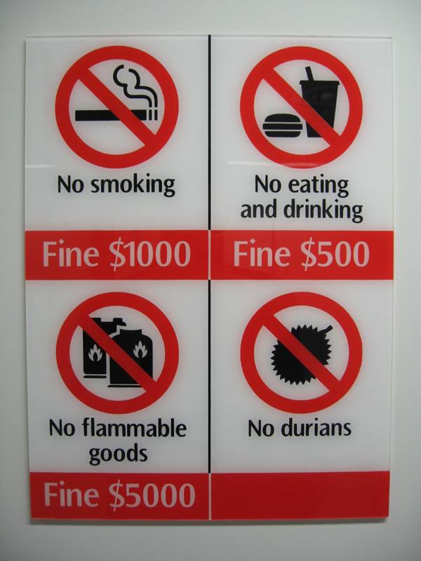 A List Of Usual Regulations In Singapore a-list-of-usual-regulations-in-singapore