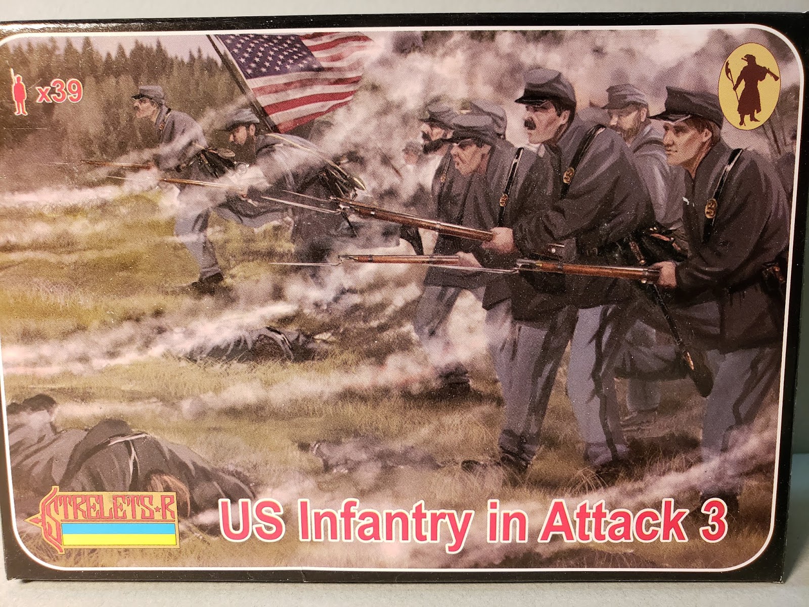 Anton's Wargame Blog: Strelets-R 20mm 1/72 Union Infantry Charging #3