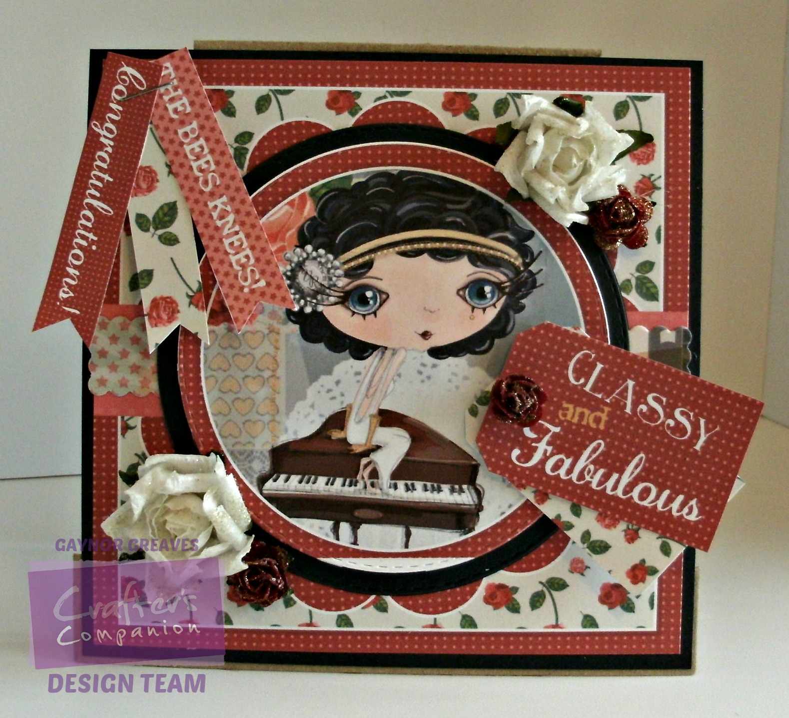 Designs by Gaynor Greaves: Sneaky Peak Verity rose for Crafters Companion