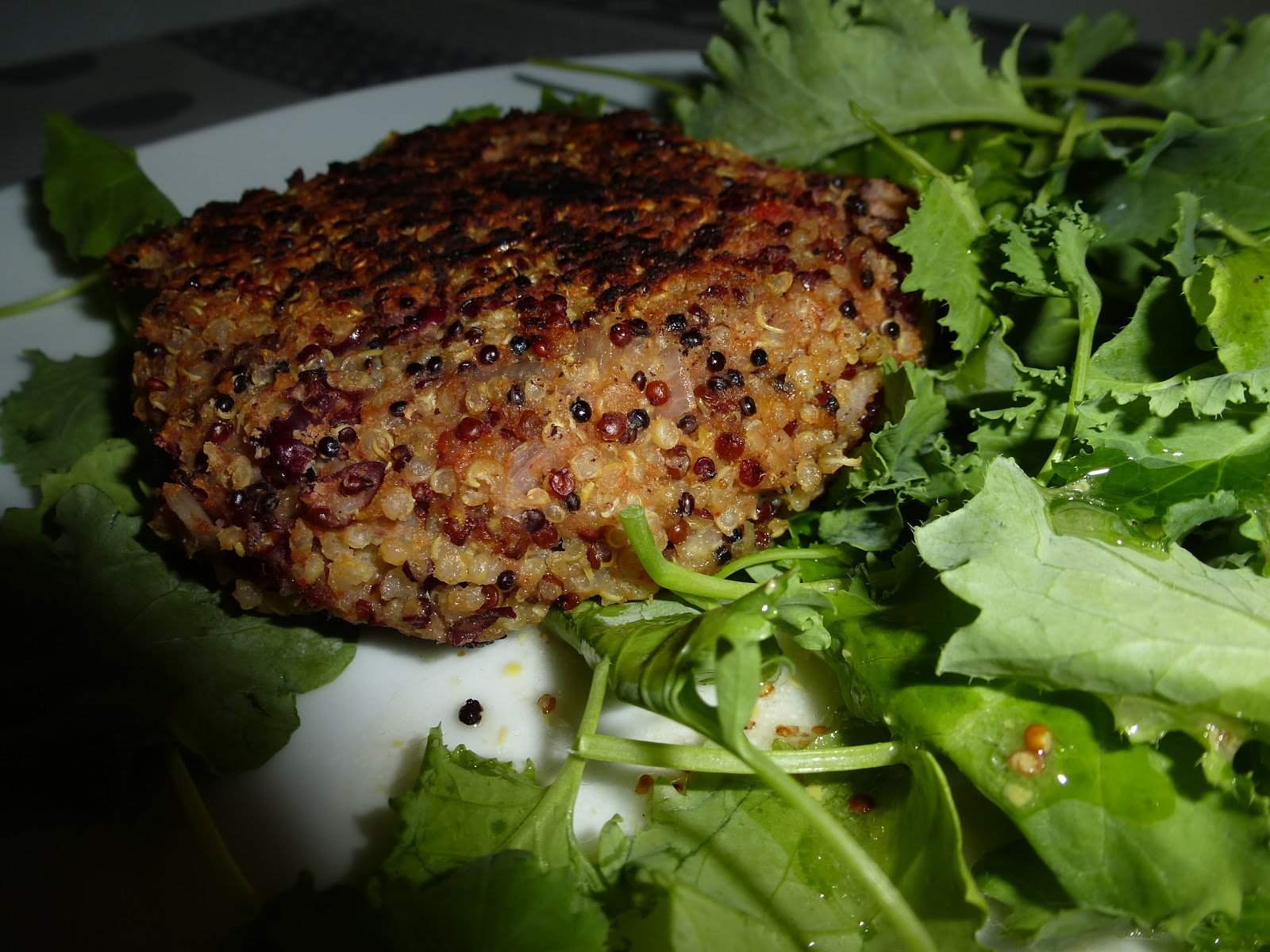Arizonami: Steaks végétariens aux haricots rouges & quinoa