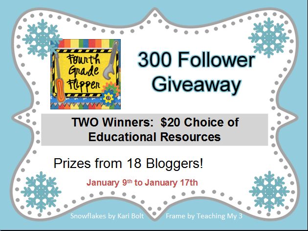 *Sister Teachers*: A 300 Follower Giveaway, Polar Bears, and a Freebie!