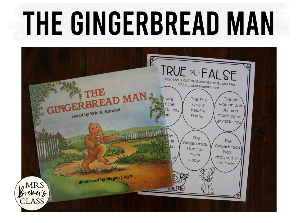 The Gingerbread Man Activities | Book Study, Class Book, and Craftivity ...