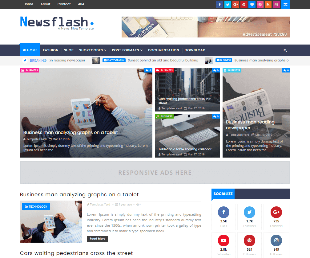 How To Setup Newsflash Blogger Template [TemplatesYard] - Sora Blogging ...