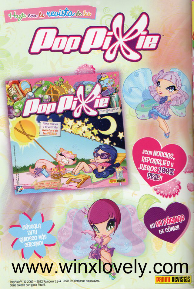 ¡Revista PopPixie nº4! ¡Ya a la venta en España! - Winx Club Lovely