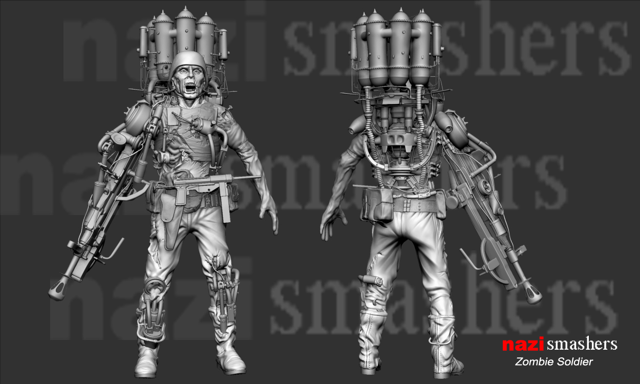 3D Character Artist.: Nazi Smashers