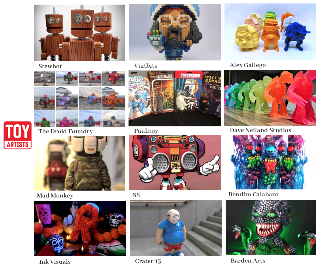 Toy Artists NET Has Launched