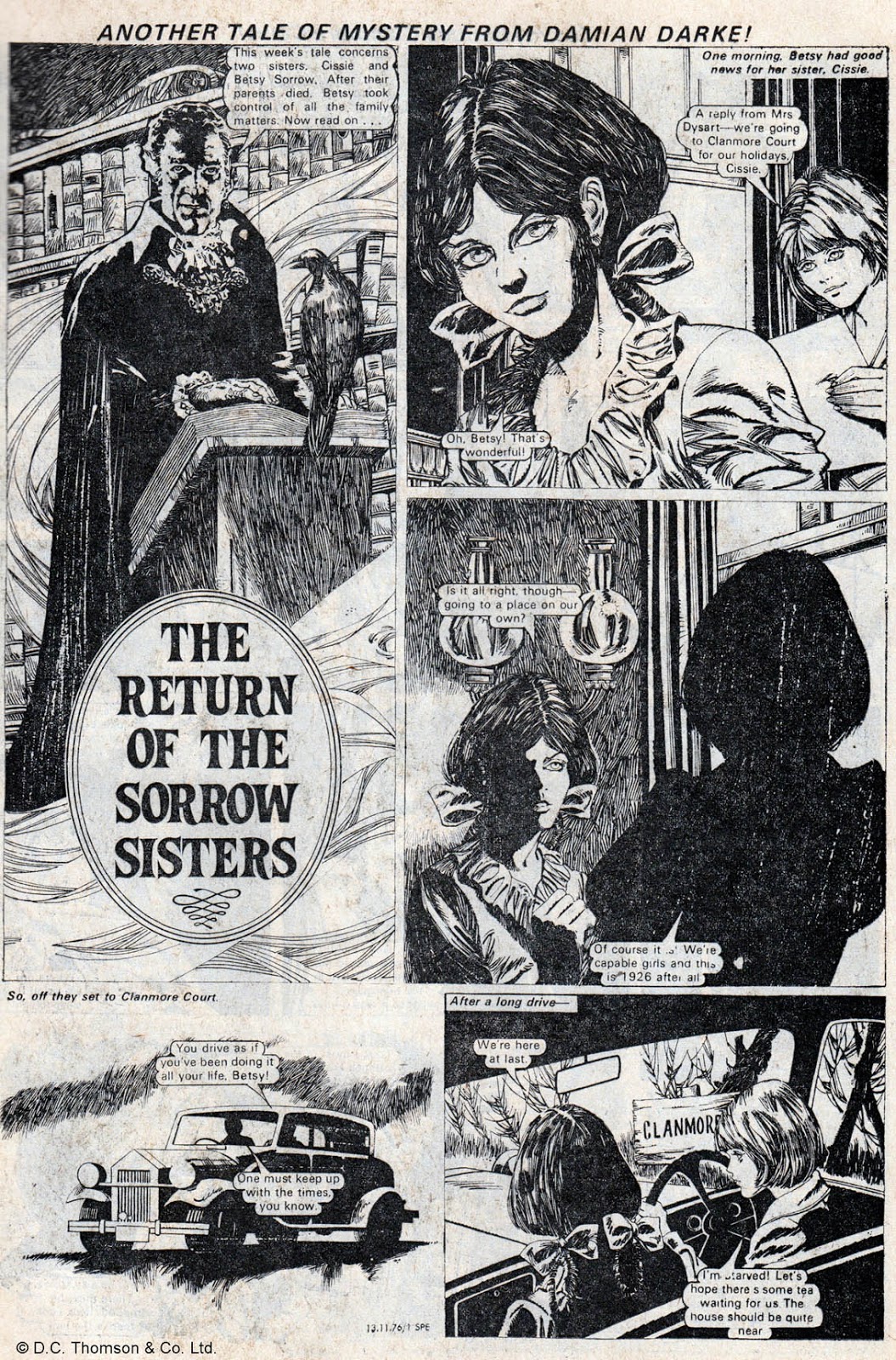 BLIMEY! The Blog of British Comics: A look back at SPELLBOUND (1976)