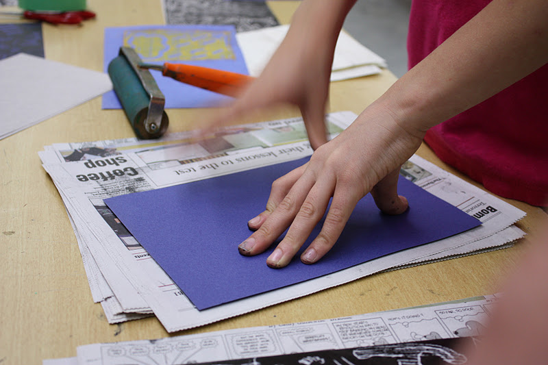 Barbara's Thought of the Day: Printmaking with Kids