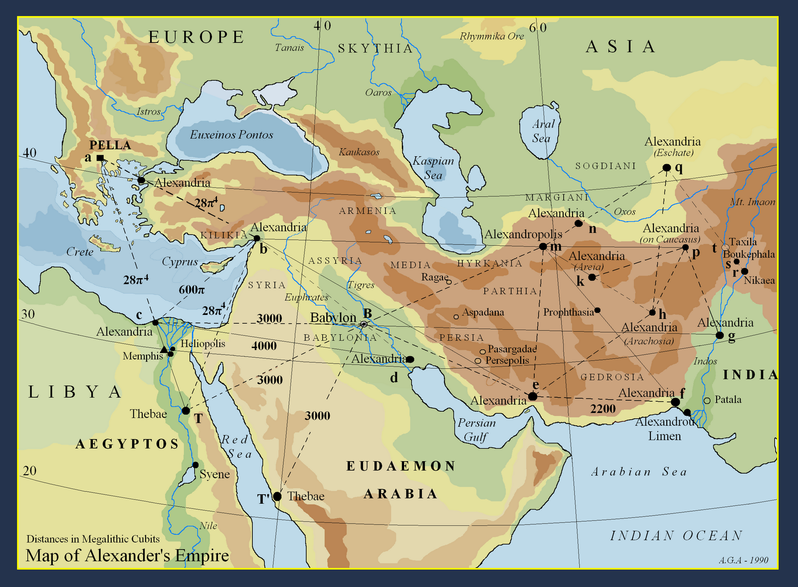 Metron Ariston: Alexandrias - The cities founded by Alexander the Great