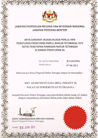 KRT APARTMENT FASA 18R12 PUTRAJAYA: Logo Malaysia