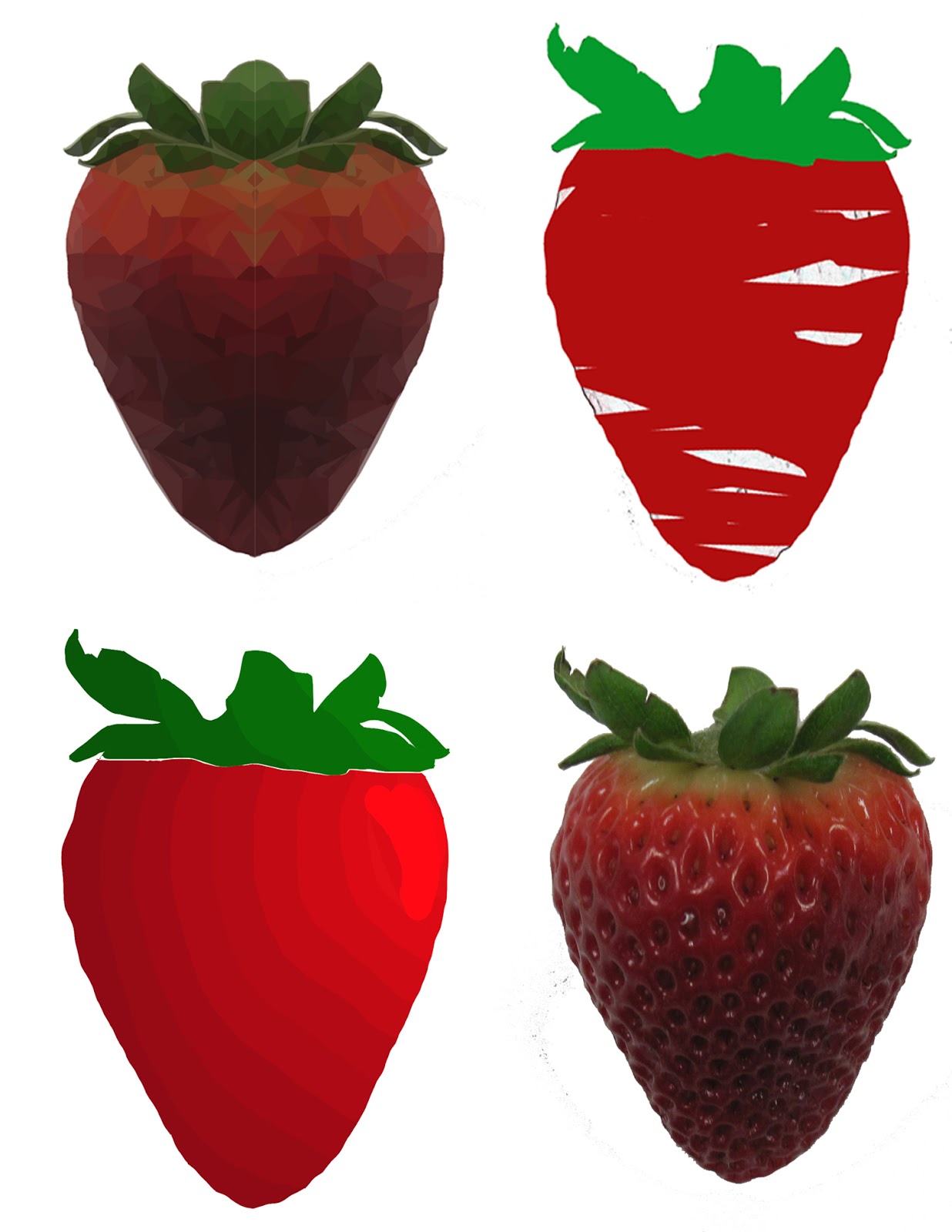 Hey, That's My Art Teacher: Photoshop Tutorial Strawberry