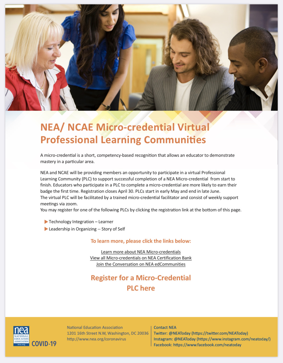 CMAE Bulletin: Micro-Credentials are Here! Registration closes April 30.