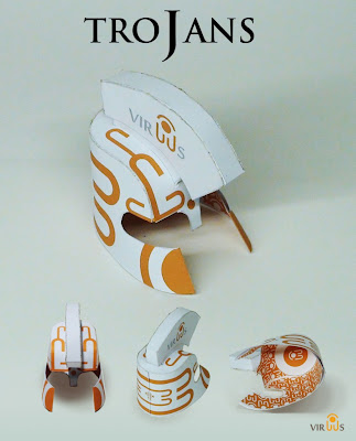 Trojan Helmet Papercraft | Papercraft Paradise | PaperCrafts | Paper ...