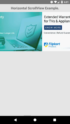 React Native Horizontal ScrollView Example Android | SKPTRICKS