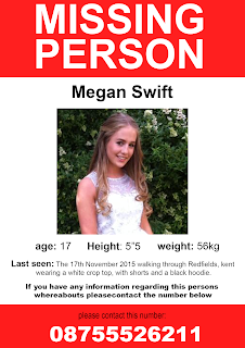 Faceless, Centre Number 61721/61740: Practical: Missing Posters Photoshop