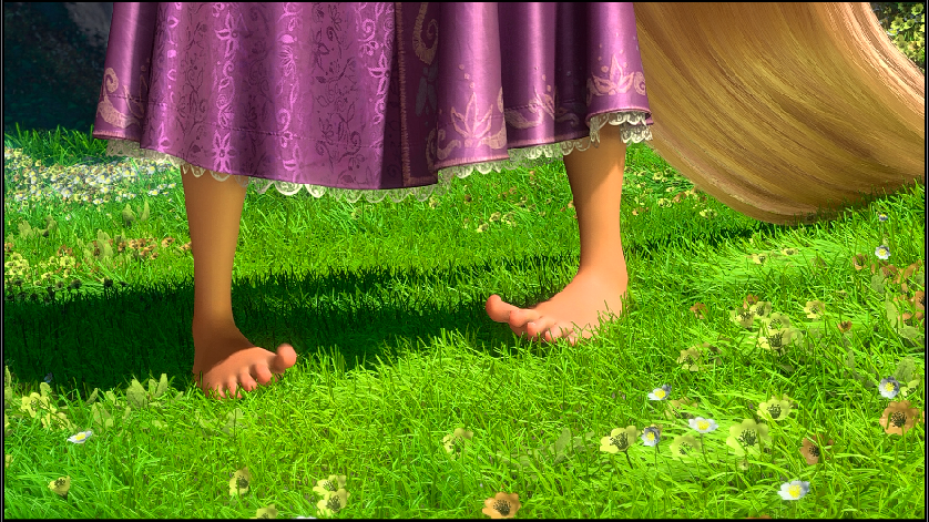 Anime Feet: Tangled (Movie): Rapunzel, Part 3 of 6