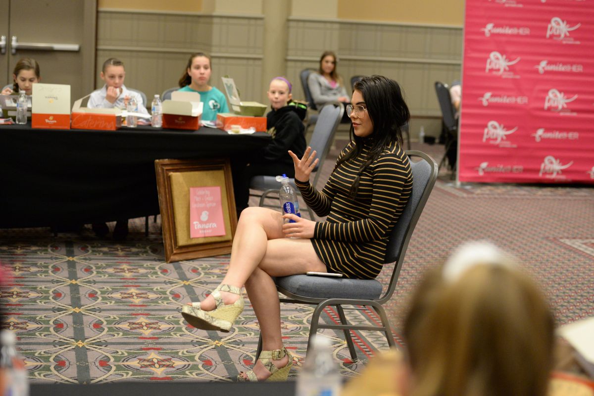 McKayla Maroney At Pink Invitational Gymnastics In Philadelphia